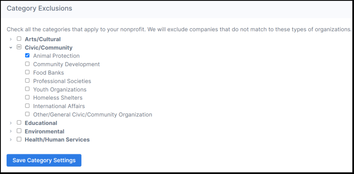 Getting Started: Company Exclusions Overview